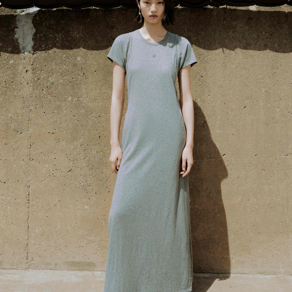 MO&Co. Women's Cotton Maxi Tee Dress