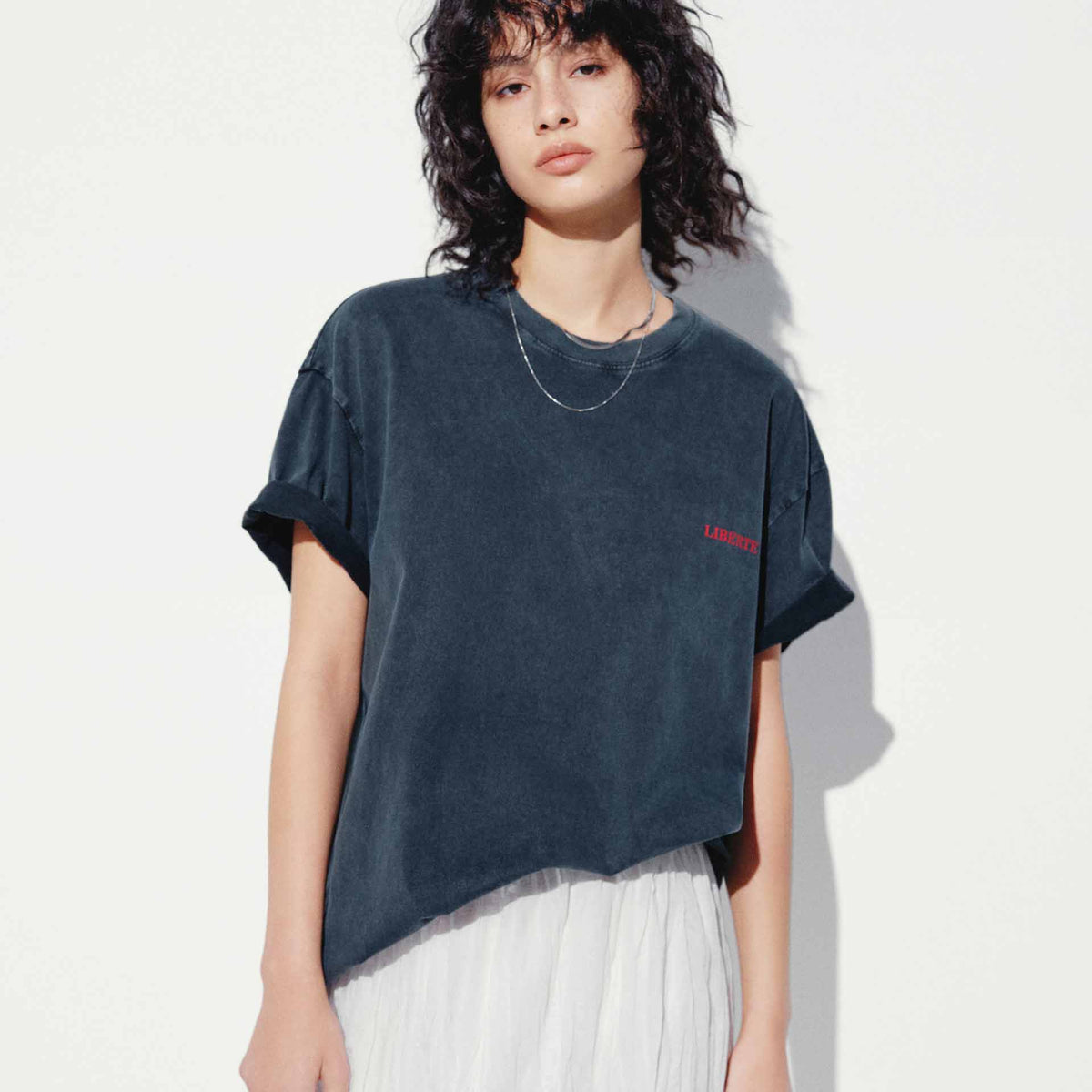 MO&Co. Women's Back Fruit Cotton T-shirt