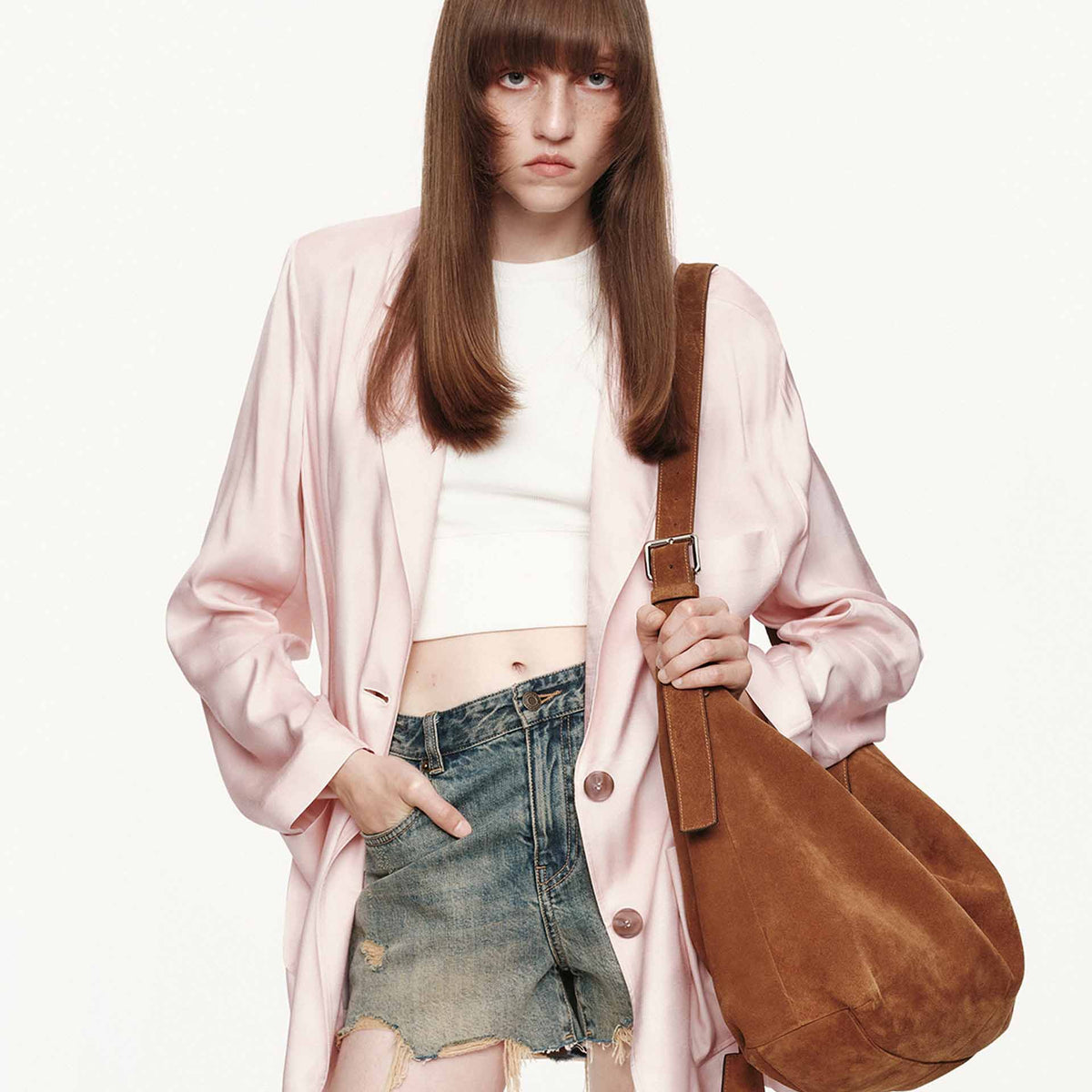 MO&Co. Women's Lightweight Structured Blazer