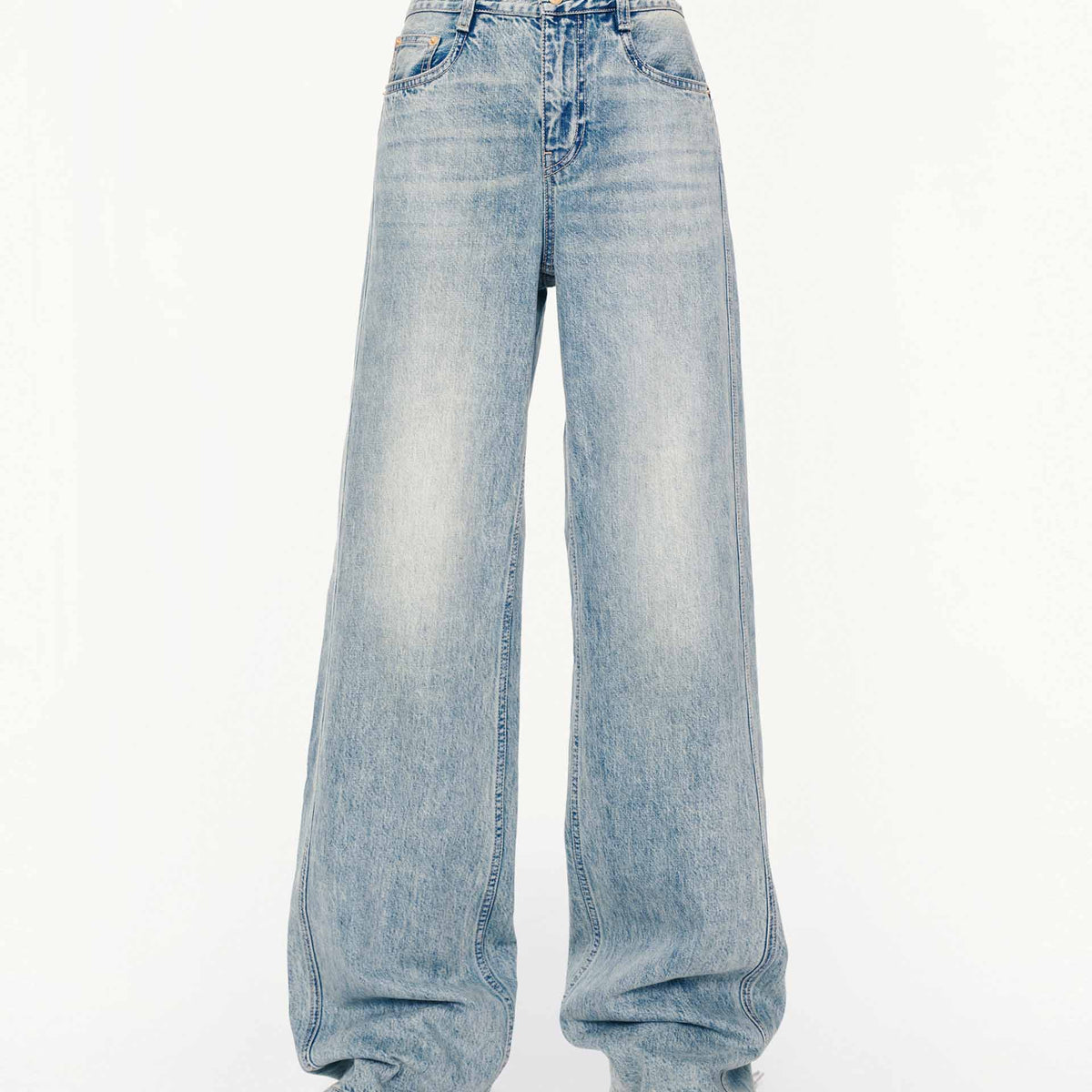 MO&Co. Women's Pure Cotton Flared Jeans