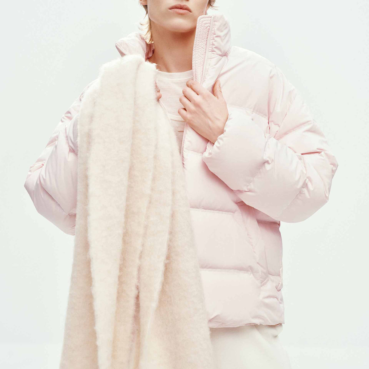 MO&Co. Women's Two-way Zipper Down Jacket