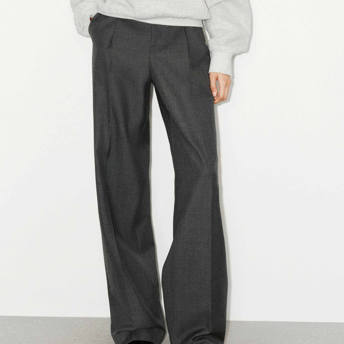 MO&Co. Women's Tailored Wool Blend Pants