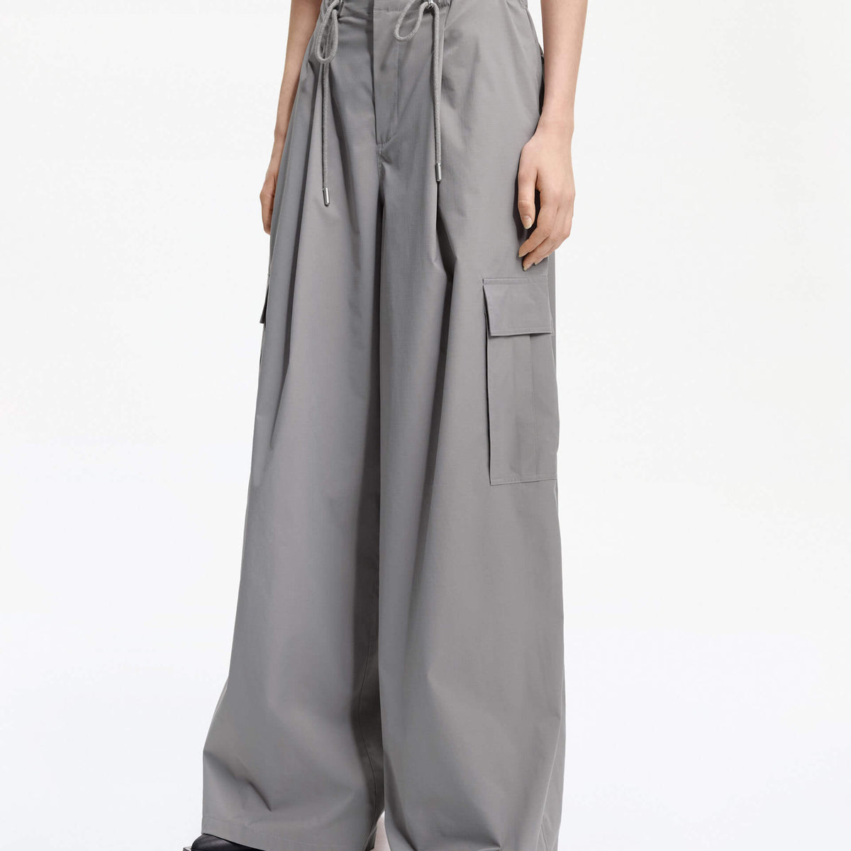 MO&Co. Drawstring Detail Cargo Pants
