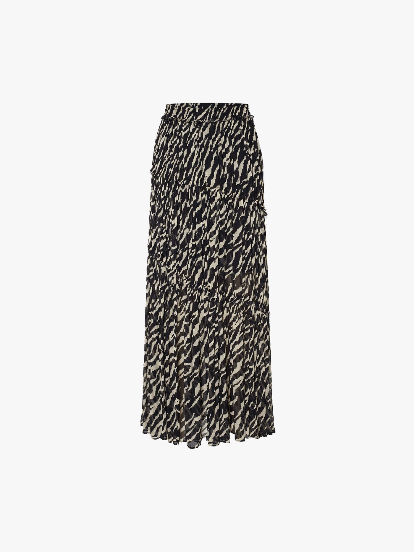 MO&Co. Women's Flowy Tiger Print Skirt